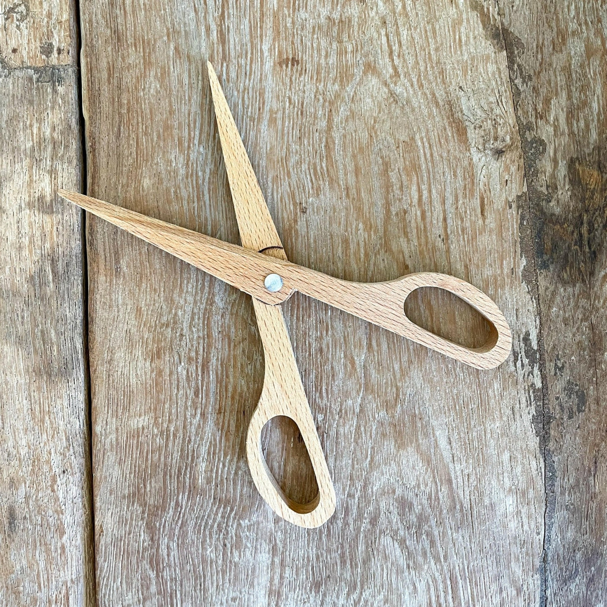 Wooden Bladeless Scissors - Beech Wood – Wattle&Clay